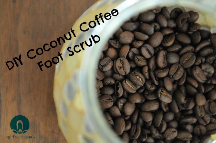 DIY Coconut Coffee Foot Scrub | A Girl's Gotta Spa!